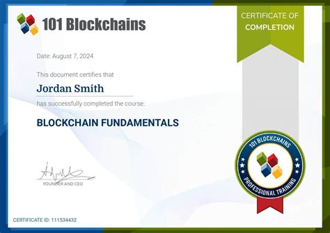 Free Blockchain Course 101 Blockchains