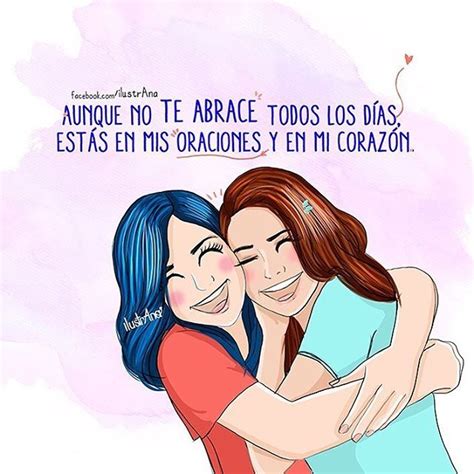 Ilustrana On Instagram Abrazo Ilustrana Amigas Hermanas Tequiero