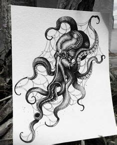 Kraken Tattoo Drawing