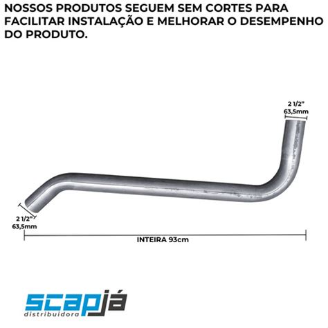 Escapamento Completo Caminhão Vw 11130 1981 Em Diante