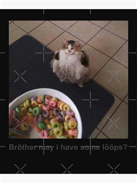 Brother May I Have Some Loops Premium Matte Vertical Poster Designed Sold By Ben Van Beurden
