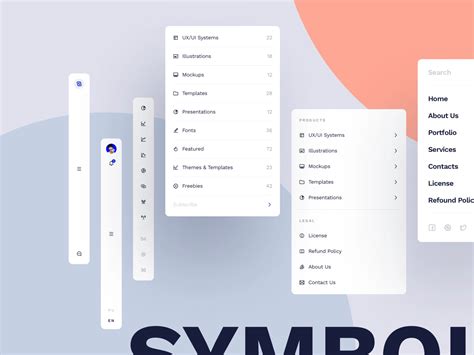 Symbol Design System Symbol Design Design System Template Freebie