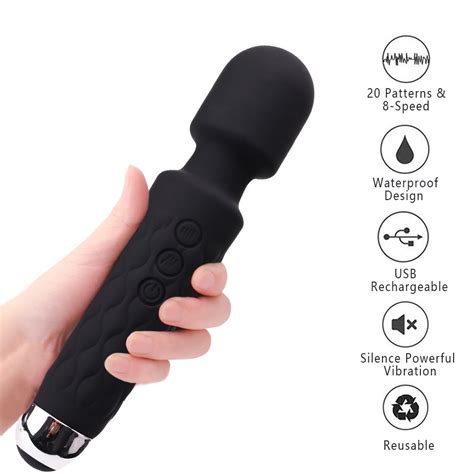 Rechargeable Powerful Mini Wand Massager Cordless Personal Massager For Men And Women Perfect