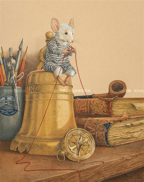 格林童话风格绘本插画 花瓣网