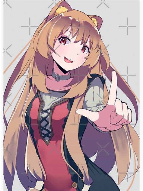 Raphtalia The Rising Of The Shield Hero Drawing For Otaku Sticker For
