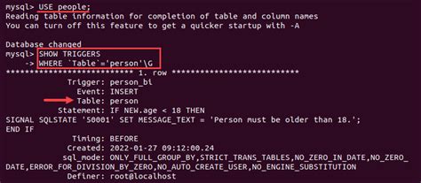 How to Use MySQL SHOW TRIGGERS
