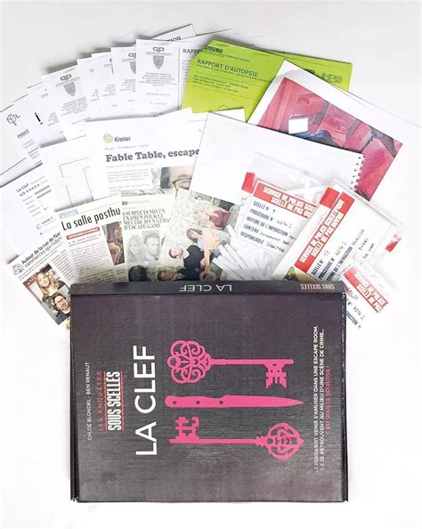 La Clef Sous Scell S Jeu D Enqu Te Espritjeu Com