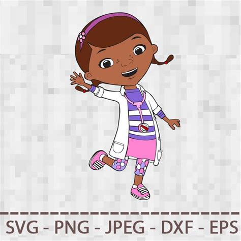 Doc Mcstuffins Svg Png Jpeg Digital Cut Vector Files For Sil Inspire