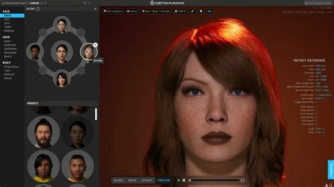 Unreal Engine 5 Metahuman Telegraph