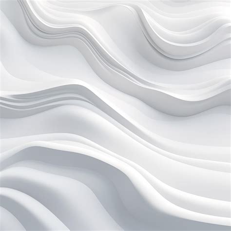 Premium Photo Abstract White Wave Texture With Smooth Flowing Curves