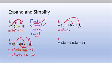 Expanding Binomial Products Youtube