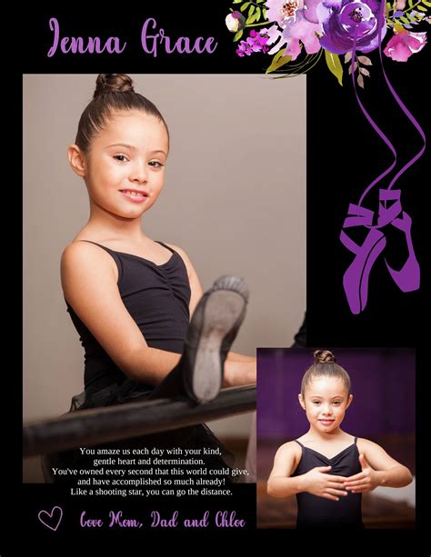 Dance Program Ad Template