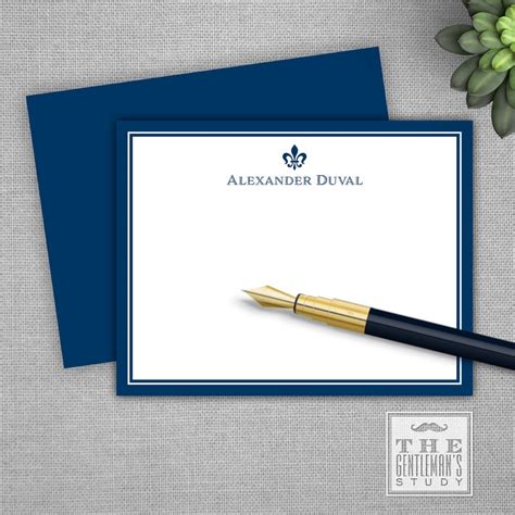 Flat Note Cards Etsy