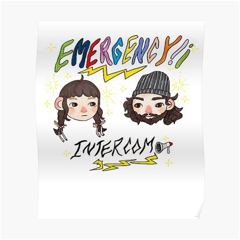 Emergency Intercom Poster For Sale By Siniaastoji Redbubble