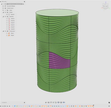 Any Idea To Make This Shape On A Cylinder R Fusion360