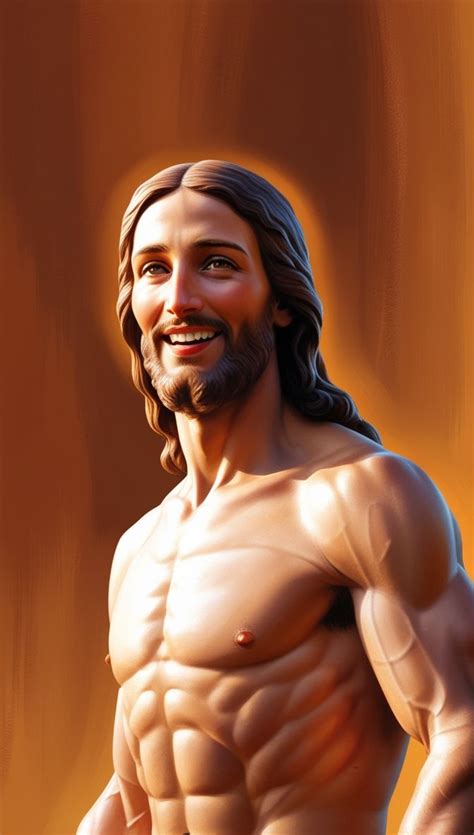Muscular Jesus Jesus Smiling Wallpaper Jesus Art Jesus Wallpapers