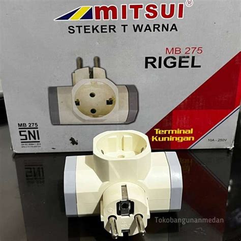 Jual STEKER T CABANG ARDE MITSUI RIGEL MB 275 COLOKAN CABANG LISTRIK