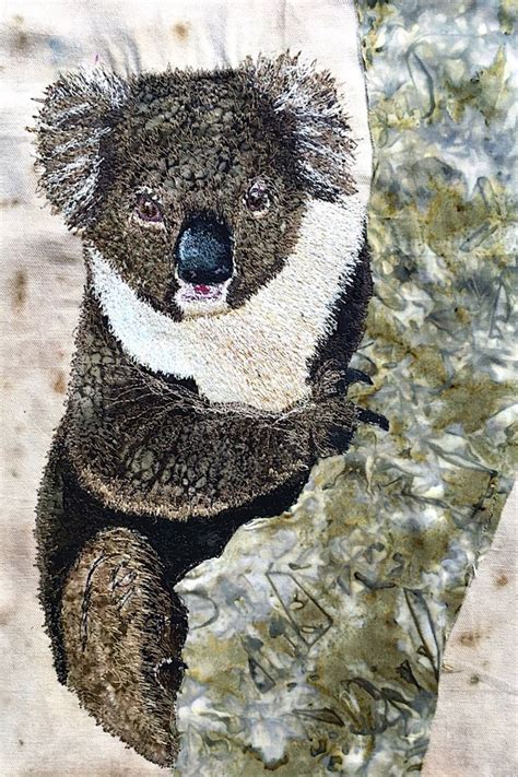 Koala Fabric Collage