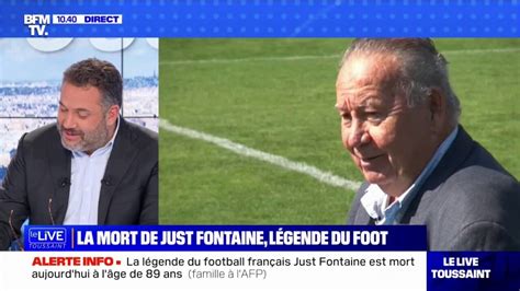 Just Fontaine légende du football français est mort à l âge de ans