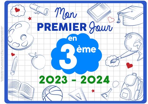 Affiches de rentrée scolaire 2023 2024 PREMIER JOUR D ECOLE à