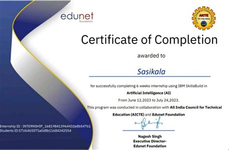 Sasikala Velpuri On Linkedin Ai Ibm Internship