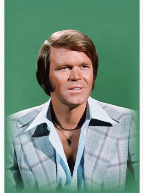 Glen Campbell Music Star Sticker For Sale By Hollywoodize Redbubble
