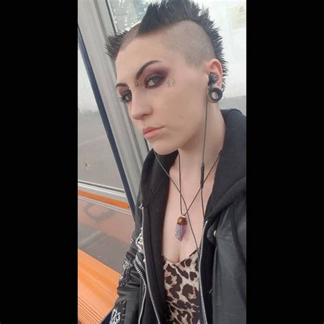 Woman With Bihawk Hairstyle