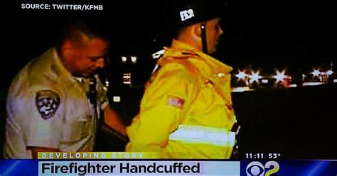 Chp Handcuffs Firefighter Because Of Where He Parked The Firetruck When Responding To An