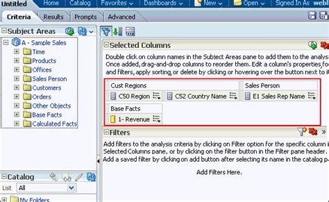 Using A Presentation Variable In A Static Text View Rakesh Patil Obiee Developer