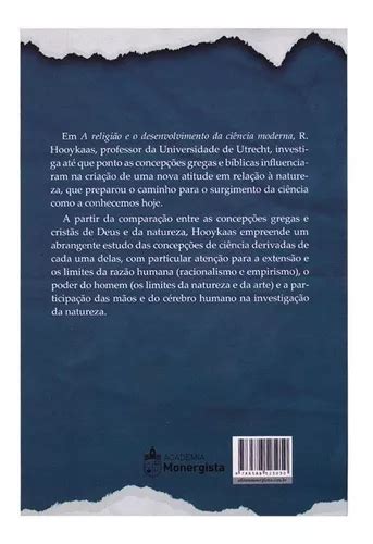 A Religião E O Desenvolvimento Da Ciência Moderna R Hooyk MercadoLivre