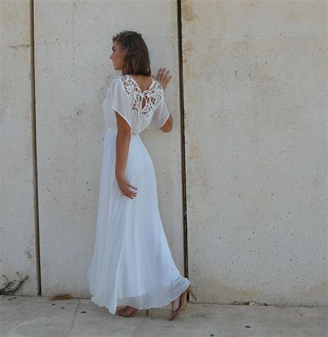 Robe de mariée robe de mariée en mousseline avec un haut et Etsy France