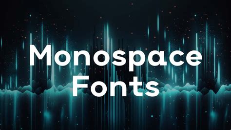 Practical Monospace Fonts For Writers Artists Scientists And Educators HipFonts