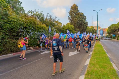Protest March Against Controversial Judicial Overhaul Haifa Editorial