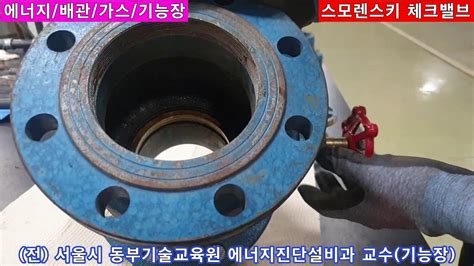 스모렌스키 체크밸브 내부 구조 및 작동원리 YouTube
