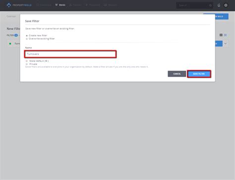 Best Practice Custom Filters Help Center