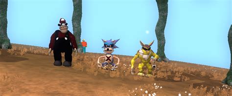 Red Guy Blue Sonic And Yellow Tapir In Spore Rfridaynightfunkin
