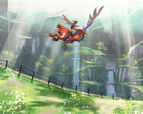 Juliana And Koraidon Pokemon And 1 More Drawn By Gnohcci Modantoire