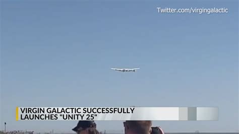 Virgin Galactic S Unity 25 Reaches Space After Launch From New Mexico S