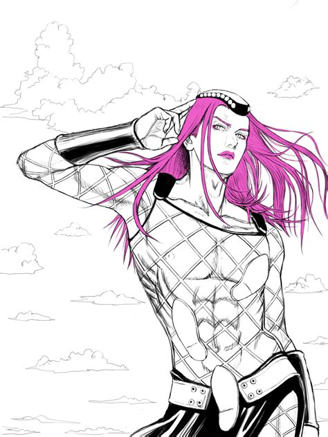 Narciso Anasui Jojo No Kimyou Na Bouken And 1 More Drawn By