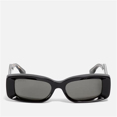 Gucci Acetate Rectangular Frame Sunglasses Coggles