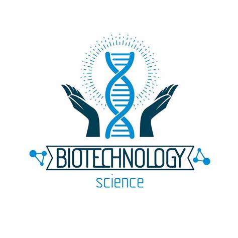 Premium Vector Caring Hands Hold A Model Of Human Dna Bioengineering