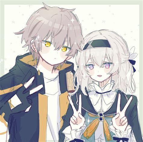 Trailblazer Caelus And Firefly Honkai And 1 More Drawn By Mumei666