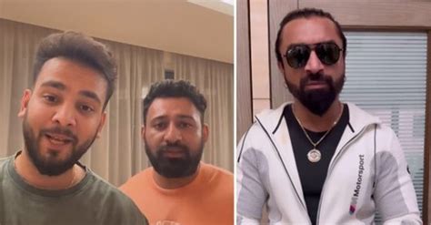 Elvish Yadav And His Friend Apologized To Ajaz Khan Video Viral