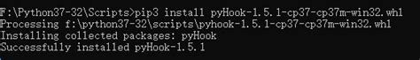 pyHook和pythoncom的安装 WoLykos 博客园