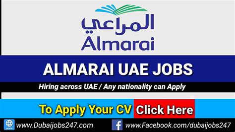 Almarai Careers In Dubai UAE August 2024