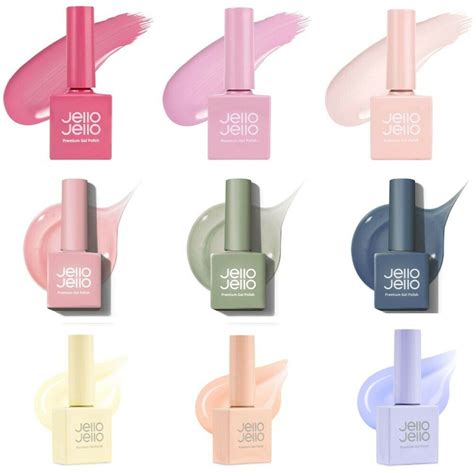 Jello Jello Premium Syrup Gel Nail Polish 10ml 30 Color K Beauty What