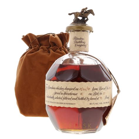 Buy Blantons Single Barrel Bourbon Bottled In 1990 Flask