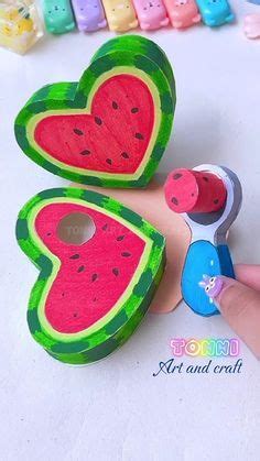 ️🍉 Watermelon Craft Shorts Tonniartandcraft Art Love Diy Craft