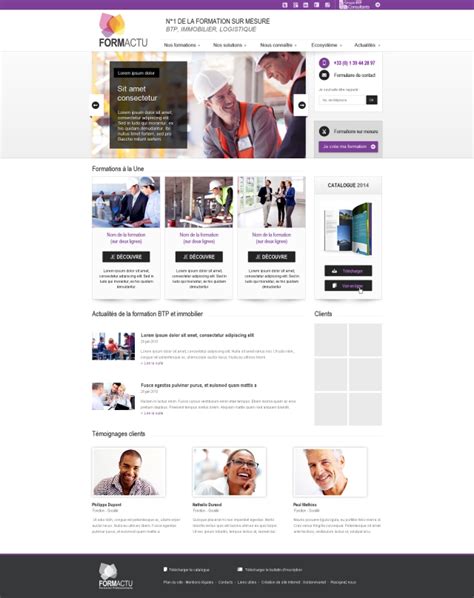 Creation De Site Web De Formation
