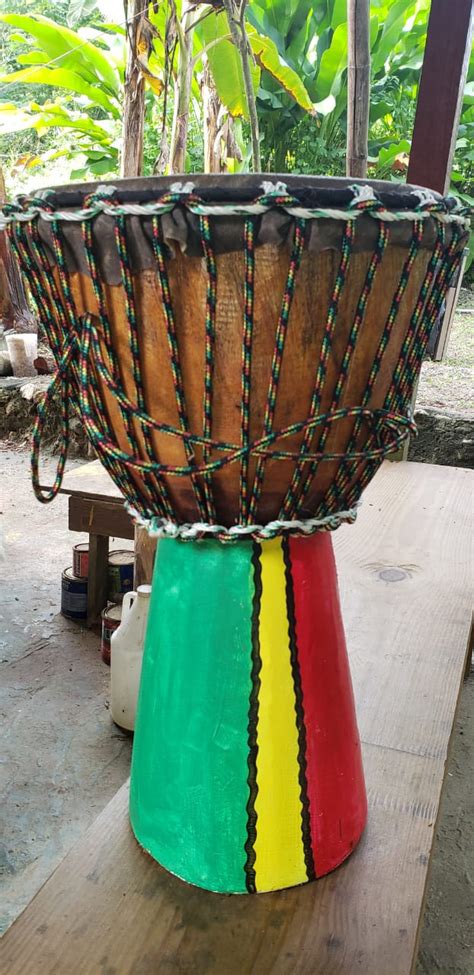 A Djembe Drum From Jamaica